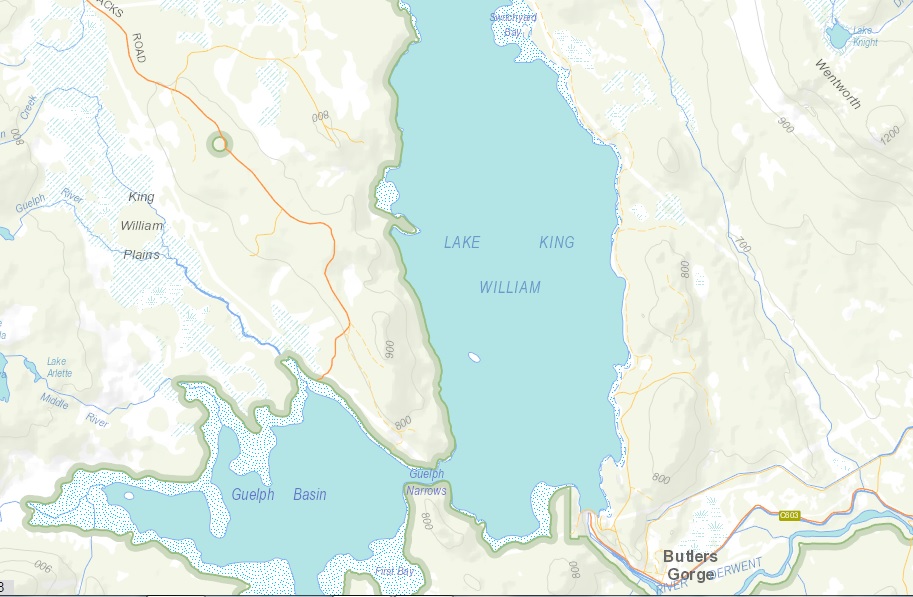 The Derwent River – in mapping sections | Walking the Derwent River